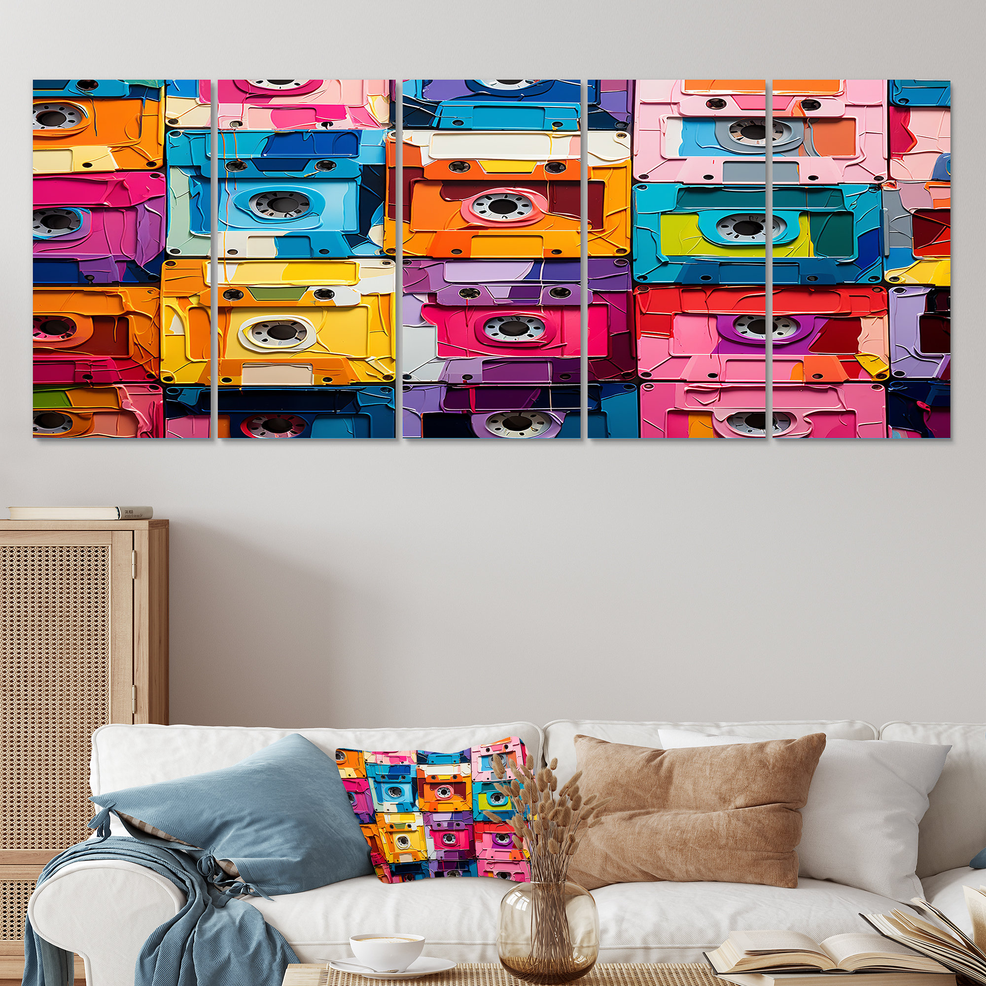 Lark Manor™ Pop Art Cassette Tapes Melodic Flow - Cassette Tapes 5 ...