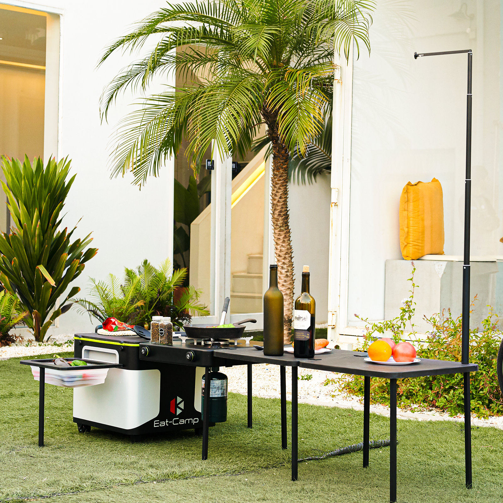 ZIMYA NYC(TM) Outdoor Camping Cooking Station with Windproof Stove ...