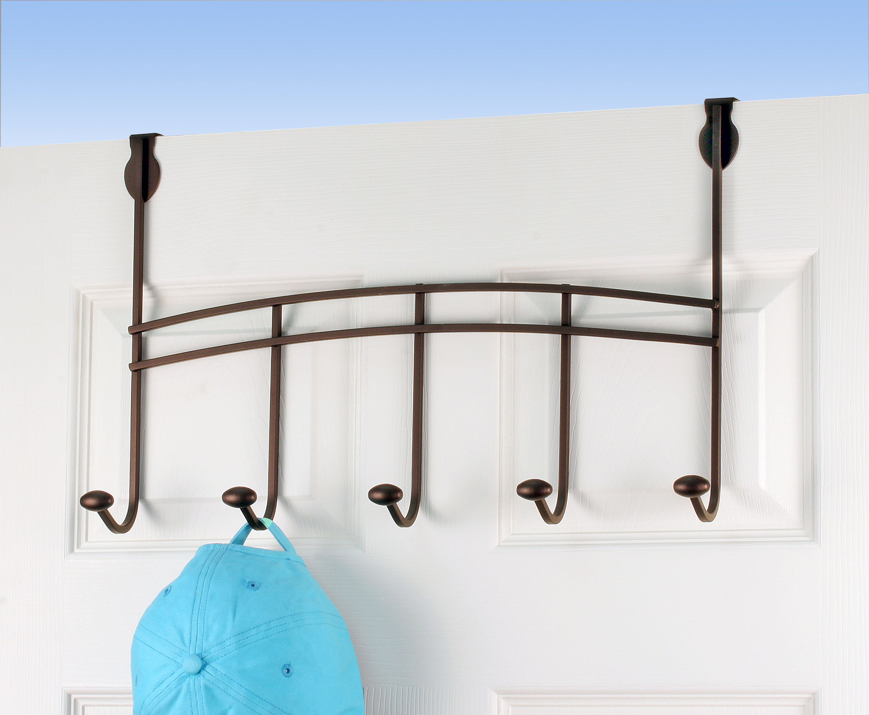 Spectrum Duchess Over the Door 5 Coat Rack "& Reviews" | Wayfair