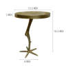 House of Hampton® Jusiah round top Crane leg stem End Table & Reviews ...