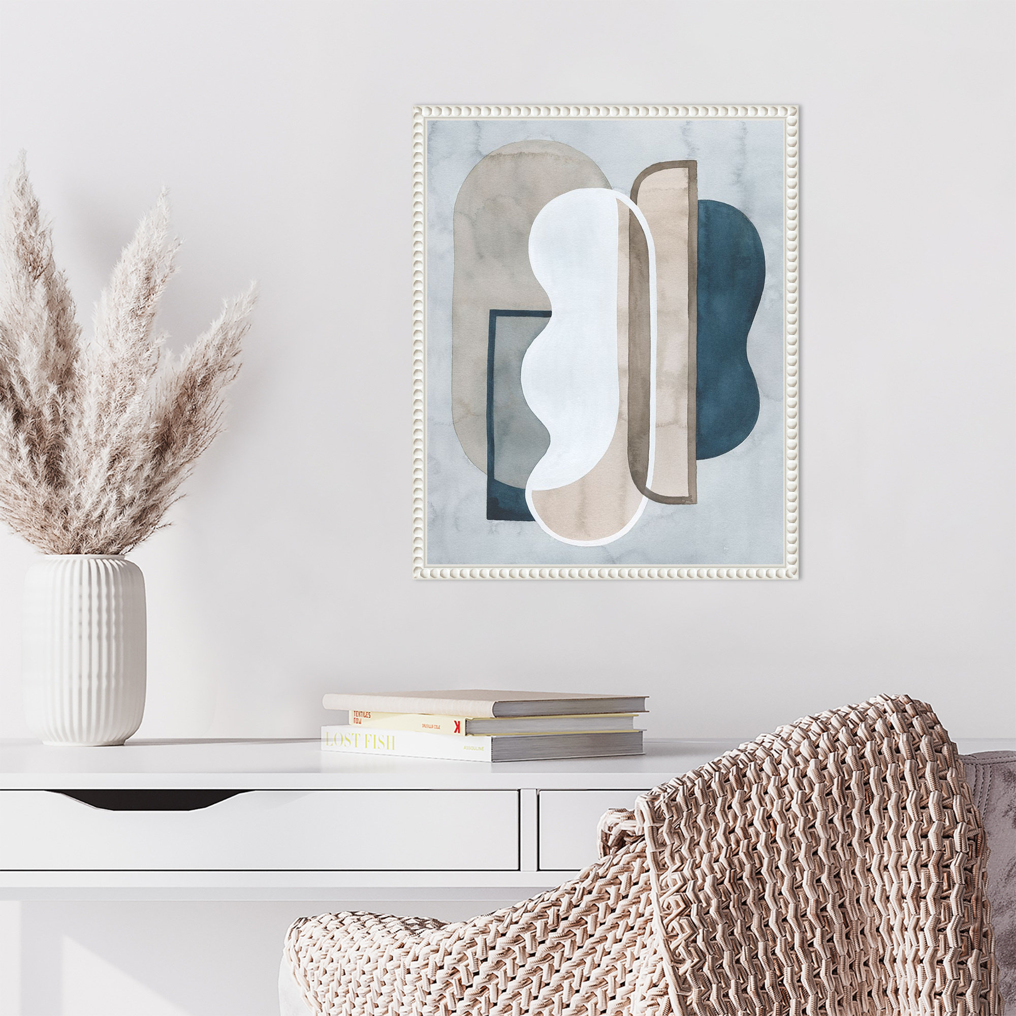 Lark Manor™ Shapes and Shadows II by Grace Popp Framed Canvas Wall Art ...