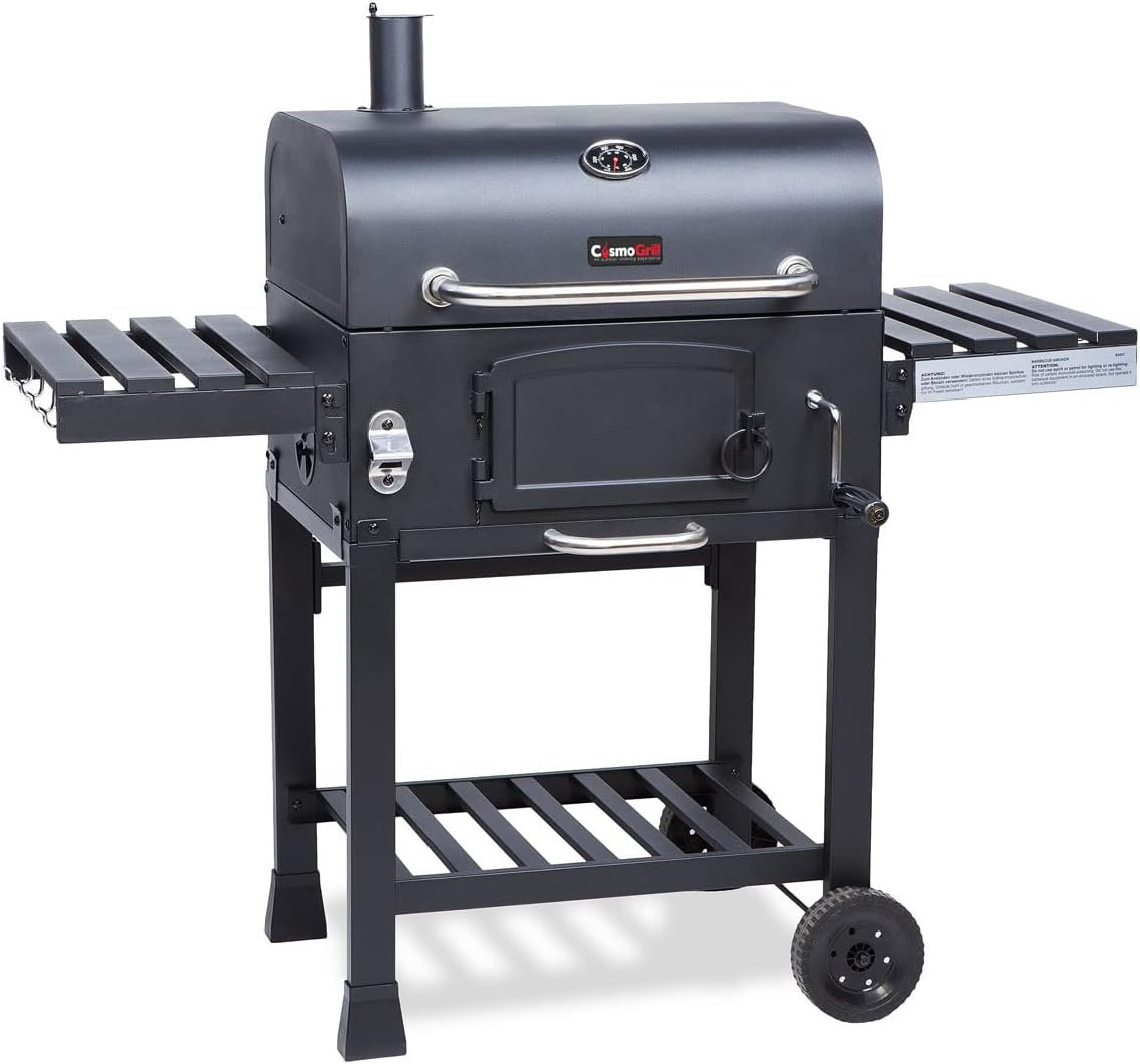 CosmoGrill Outdoor XL Smoker Barbecue Charcoal Portable BBQ Grill ...