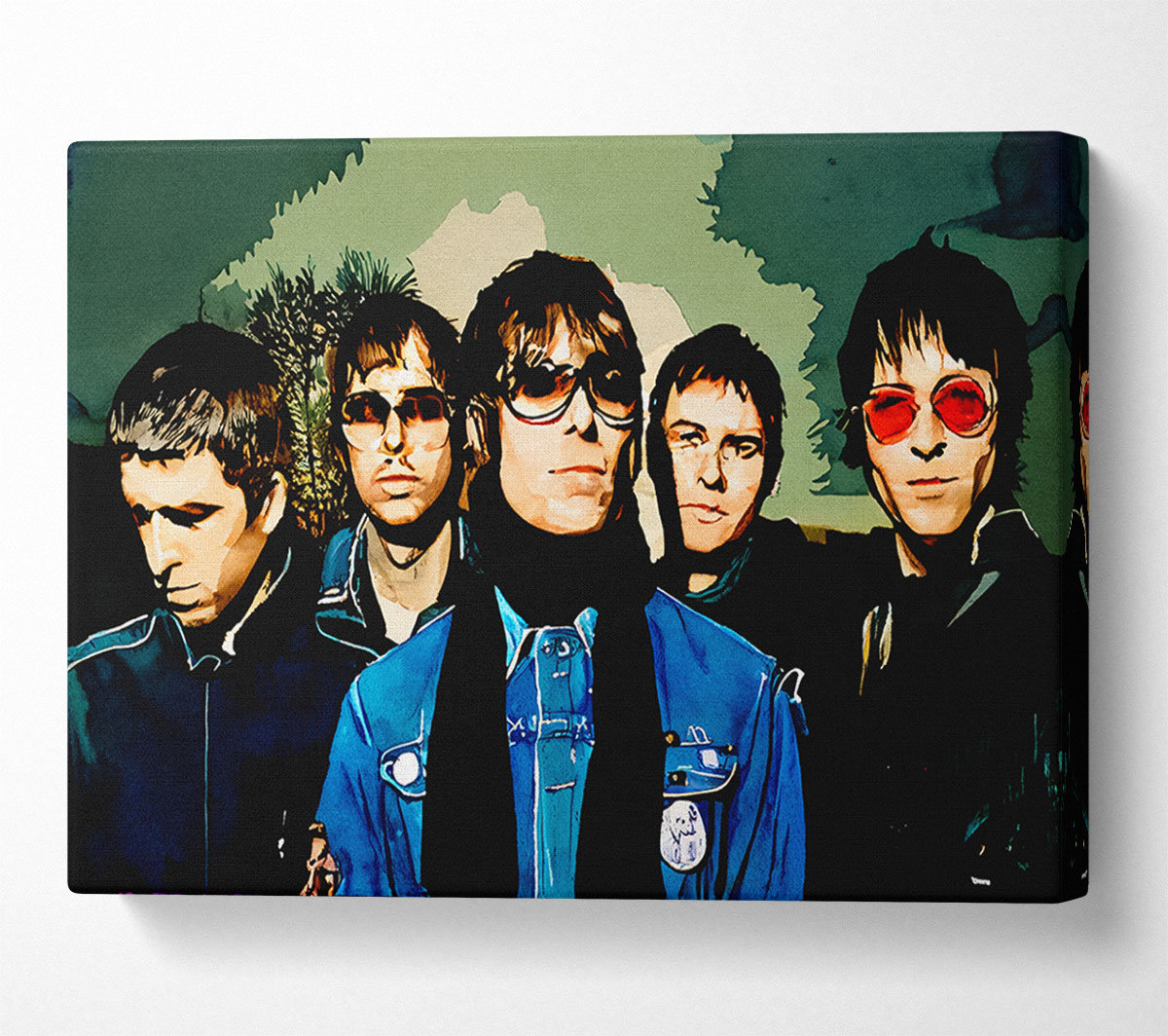 ClassicLiving Oasis Pop Art Colour - Wrapped Canvas Art Prints ...