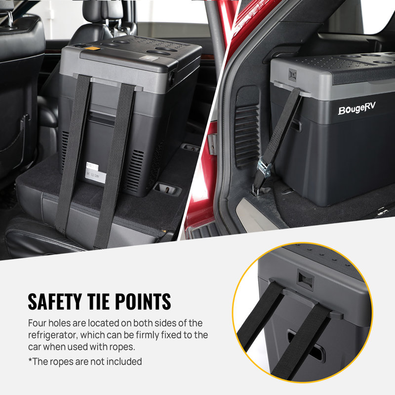 BougeRV 30 Qt. Portable Electric Car Cooler | Wayfair