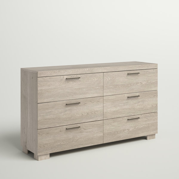 Sand & Stable™ Zephyr 6 Drawer Double Dresser & Reviews | Wayfair
