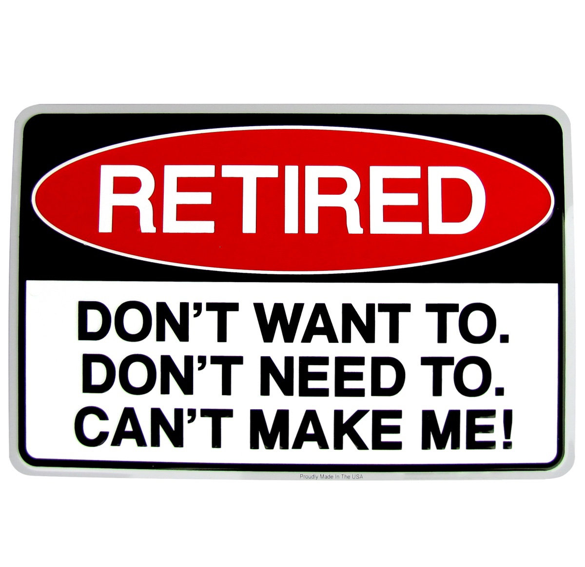 Treasure Gurus Warning Retired Embossed Tin Sign Funny Us Made Novelty ...