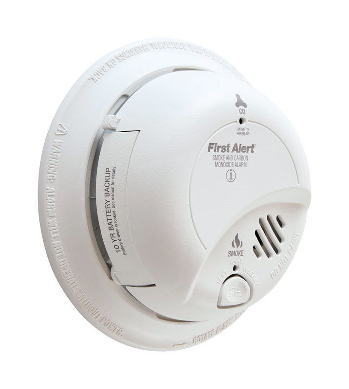 First Alert Hard-Wired Electrochemical Smoke and Carbon Monoxide Alarm ...
