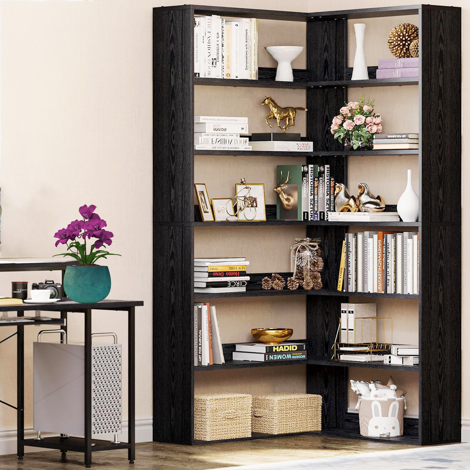 Ameriwood Bookshelves 6 Tiers with Baffles - Wayfair Canada