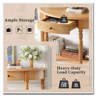 Latitude Run® Half Moon Console Table with Drawer & Shelf | Wayfair