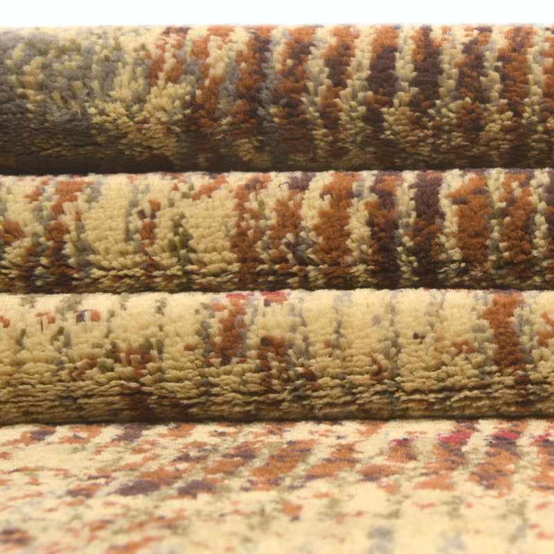 Trent Austin Design® Knowle Machine Woven Performance Brown/Red Rug ...