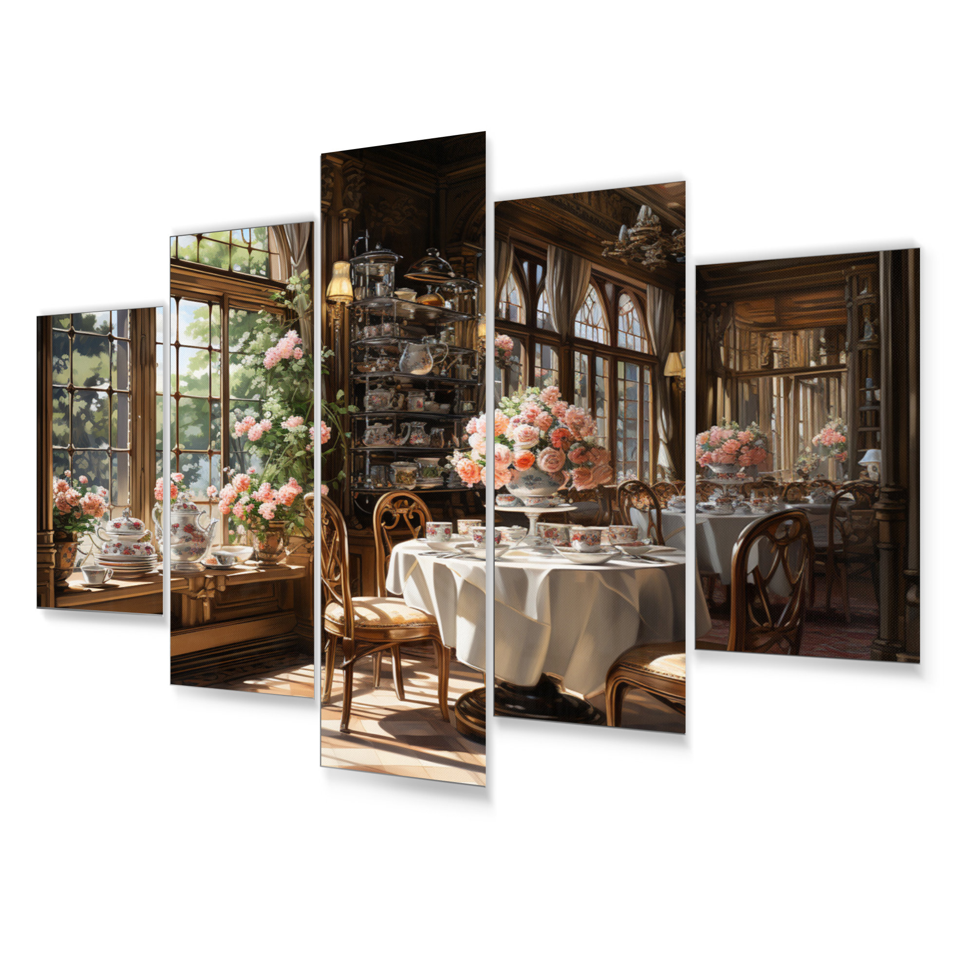 Alcott Hill® Country Clubs Afternoon Tea II - Country Clubs Metal Wall ...