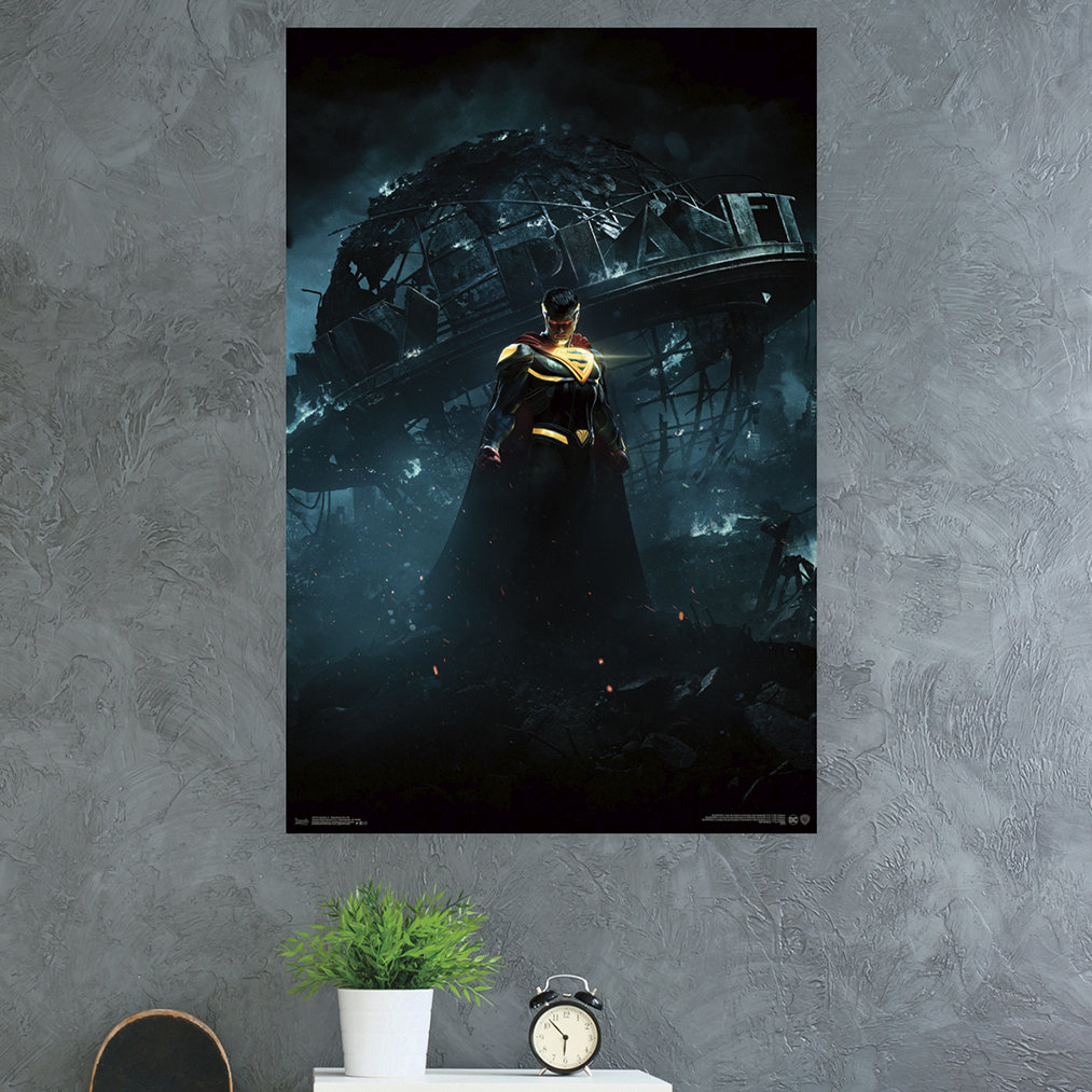 Trends International Injustice 2 - Superman Key Art Paper Print | Wayfair
