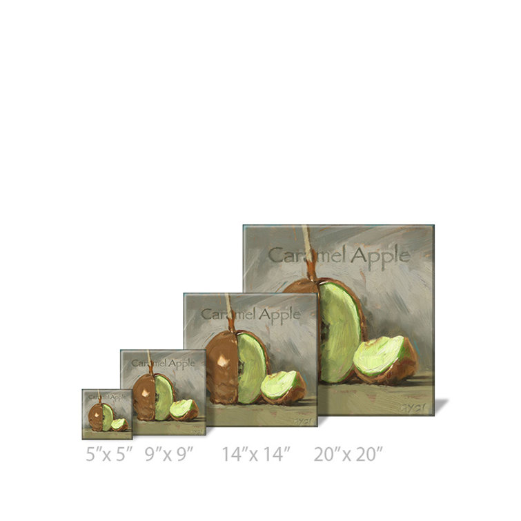 Darren Gygi Home Collection Caramel Apple Giclee Wall Art On Canvas by ...
