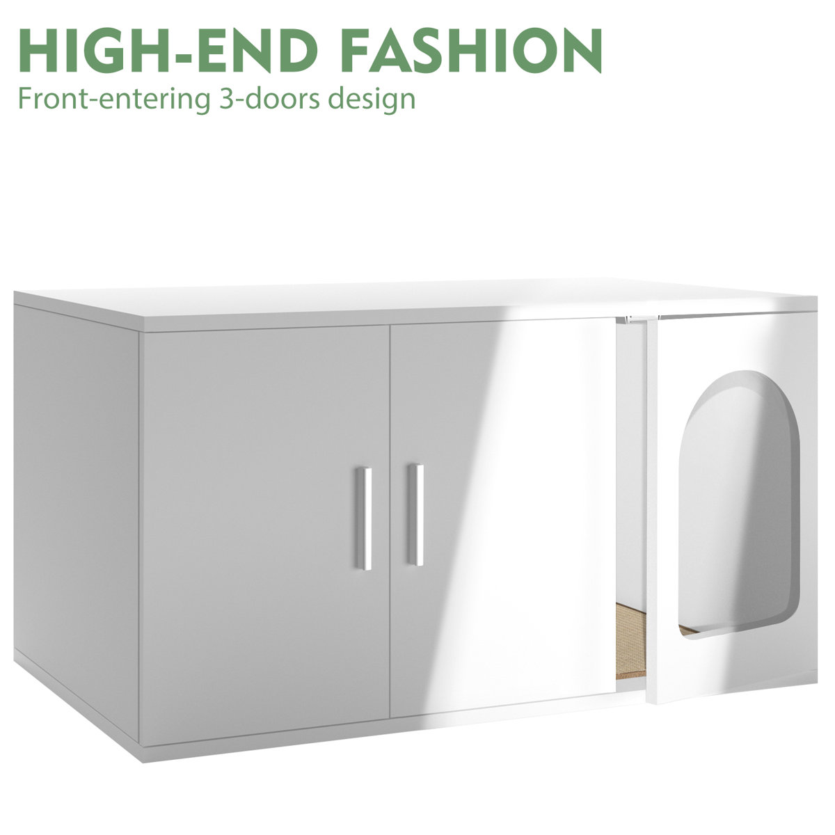 Tucker Murphy Pet™ Cat Litter Box Enclosure Furniture As End Side Table ...