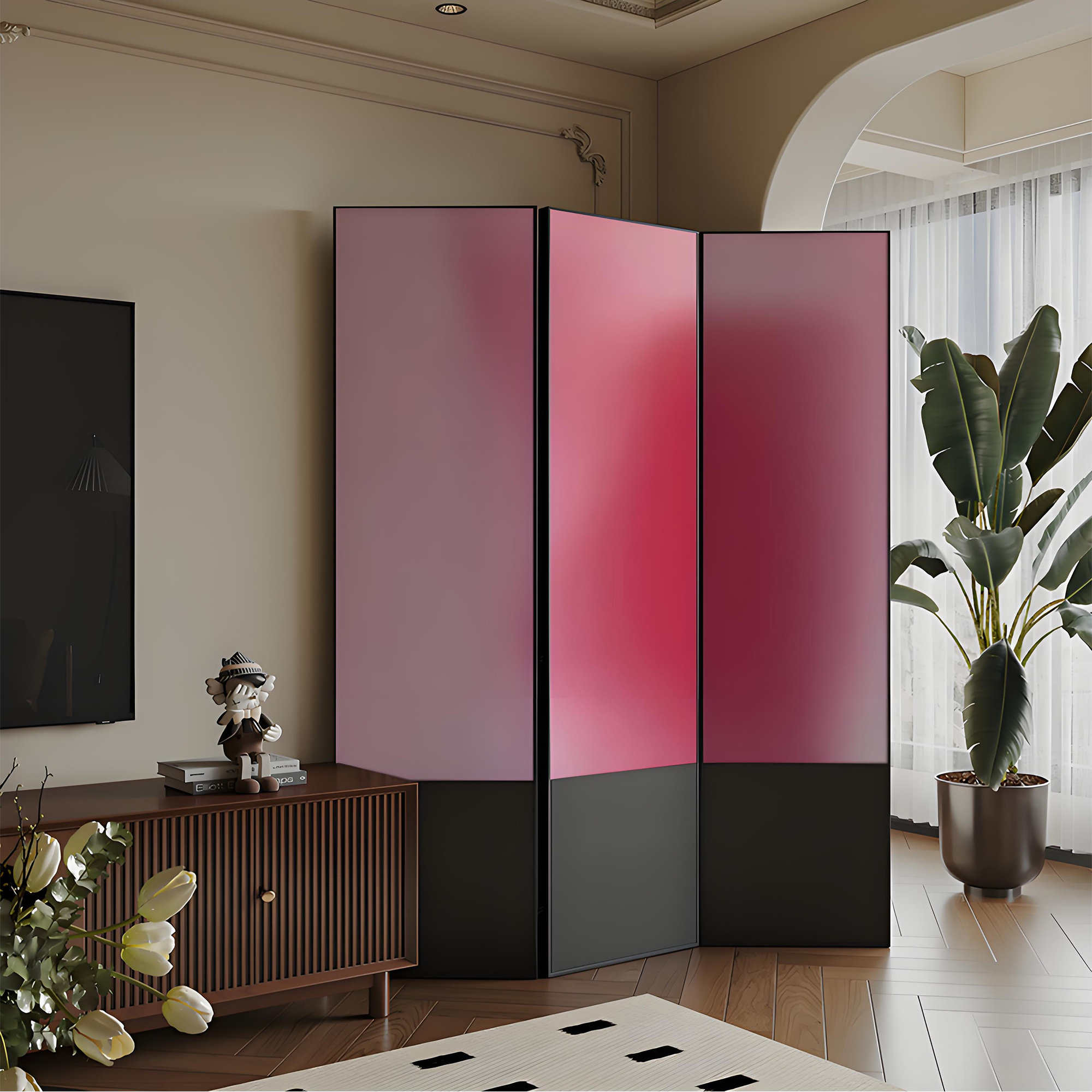 Orren Ellis Pink Aluminum Alloy Divider | Wayfair