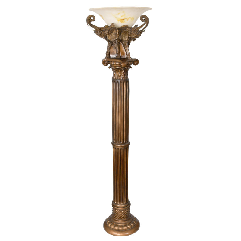 Bungalow Rose 71" Column Floor Lamp | Wayfair