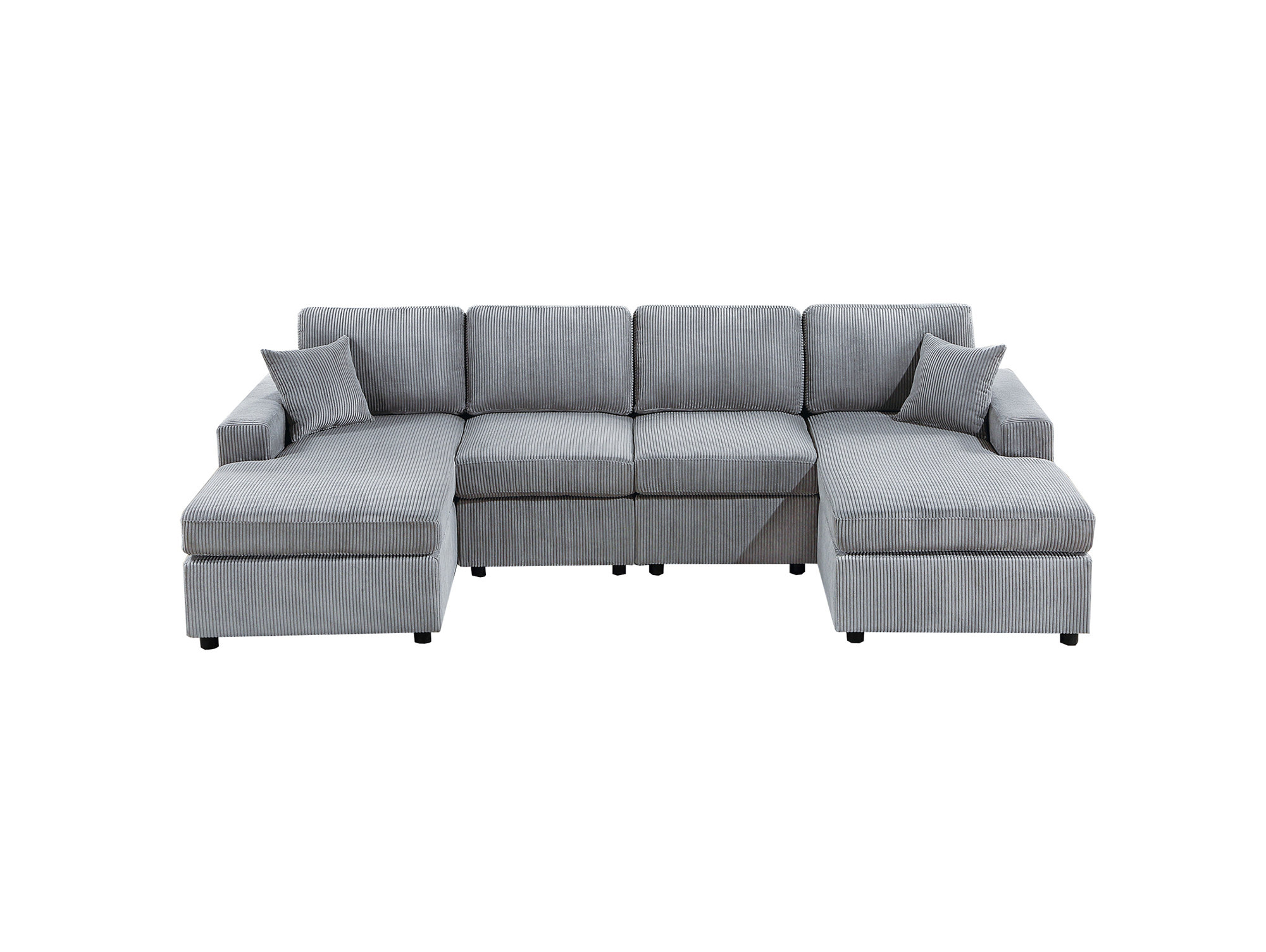 Latitude Run® Contemporary Left and Right Armless Chaise Loveseat ...