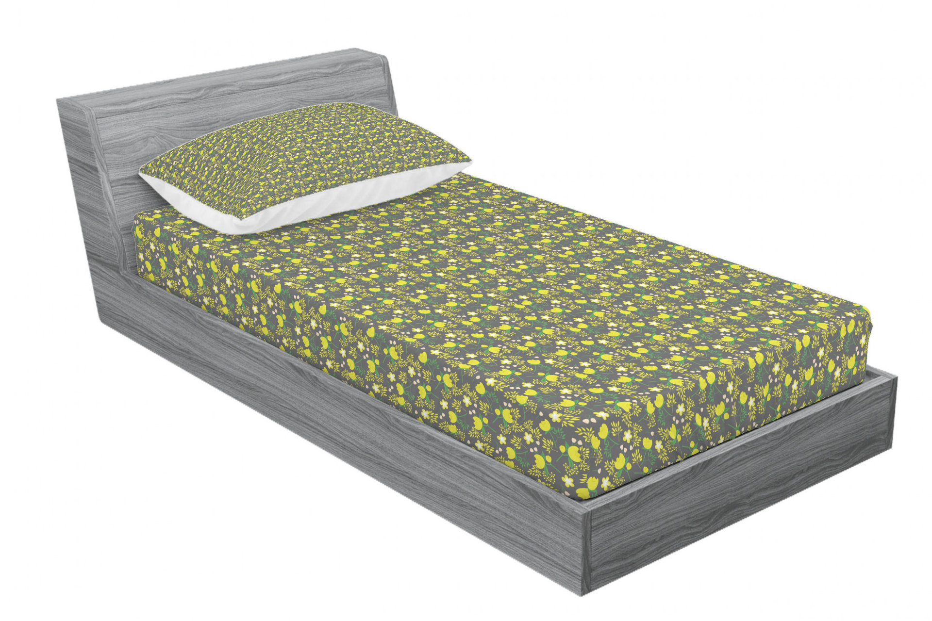 Ambesonne Peony Floral Sheet Set | Wayfair
