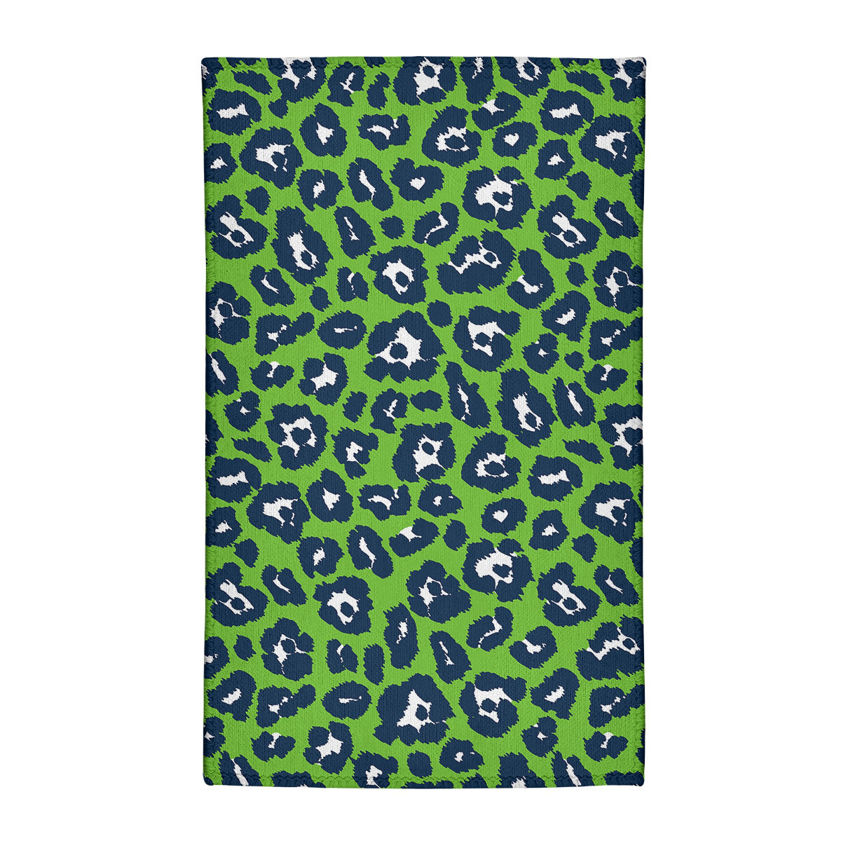 East Urban Home Animal Print Green/Blue/White Area Rug | Wayfair
