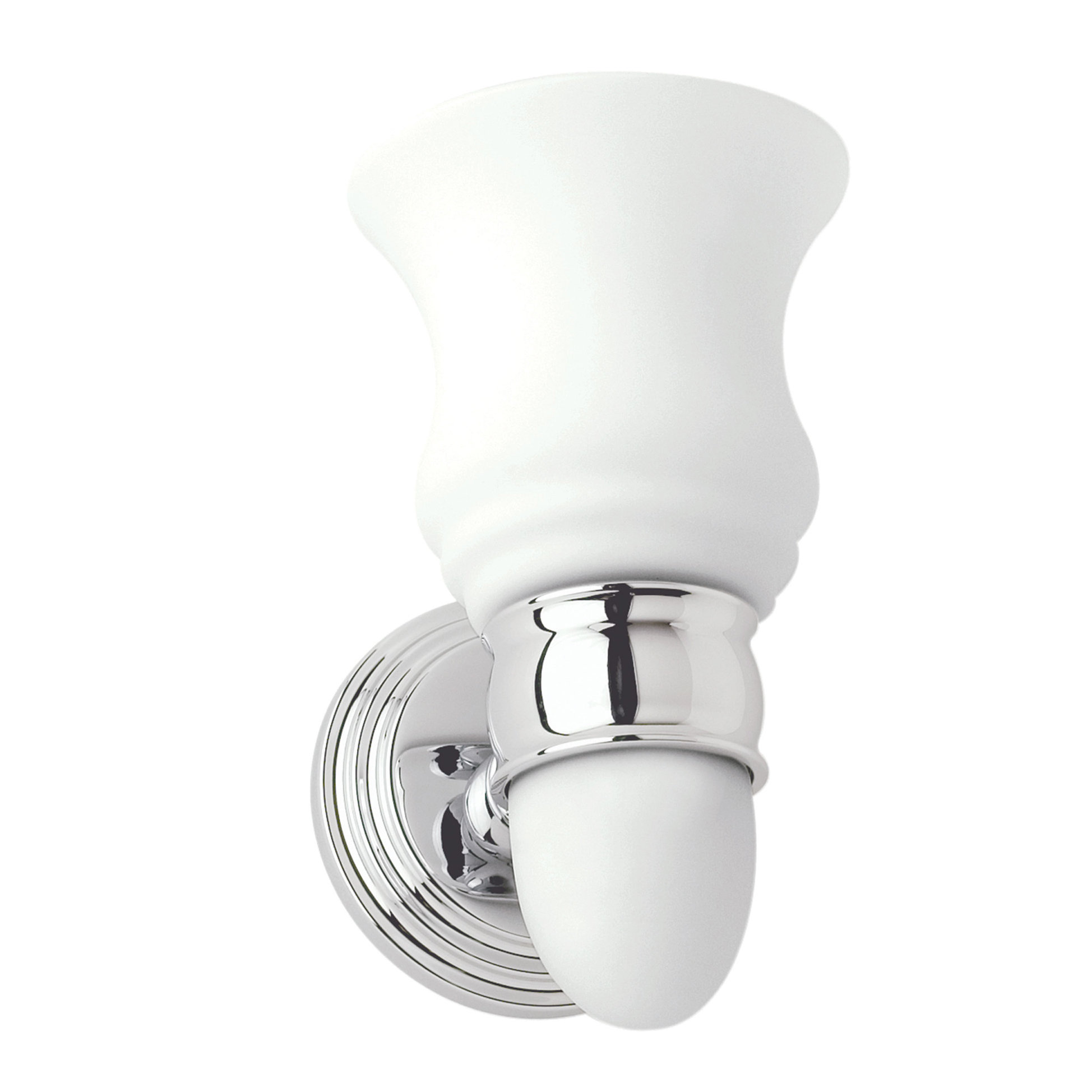 Ginger Chelsea 1 - Light White Corner Wall Light | Wayfair