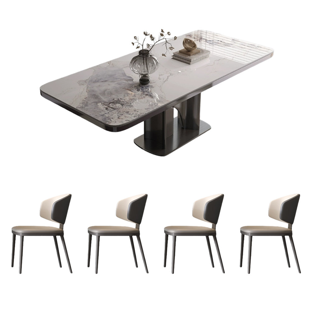 Elamer French modern simple high-end dining table set | Wayfair