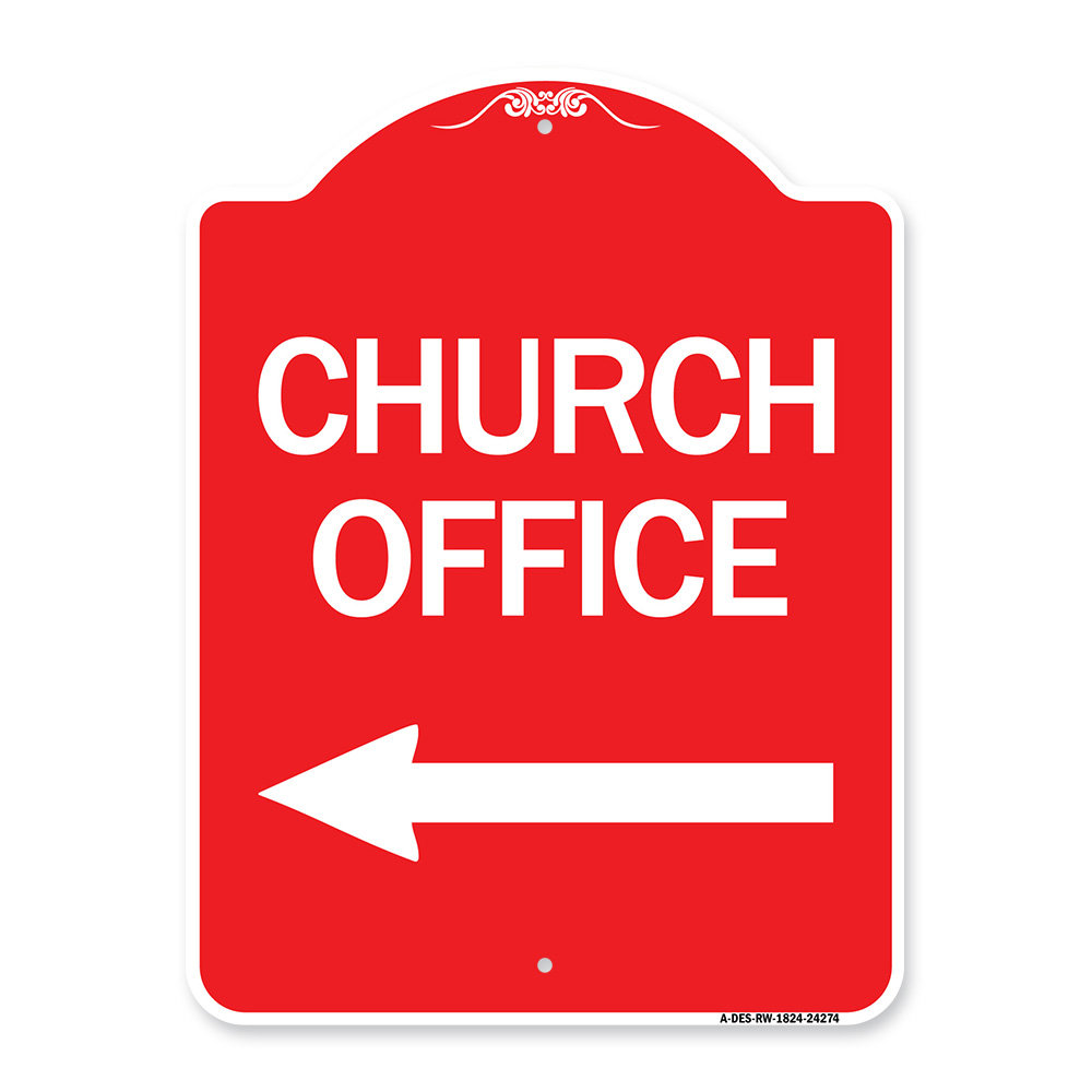 Signmission Designer Series Sign - Church Office/24274 | Wayfair