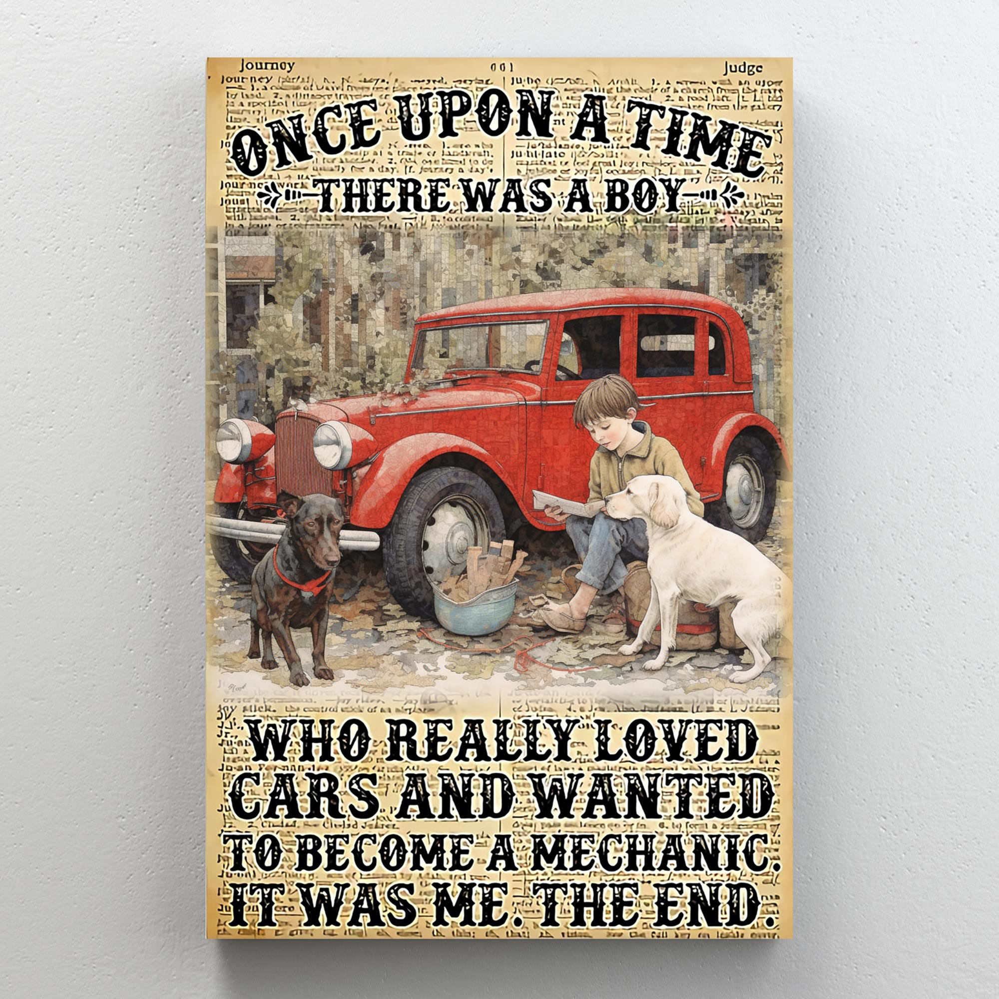 Trinx Wanted To Become A Mechanic - 1 Piece Rectangle Graphic Art Print ...