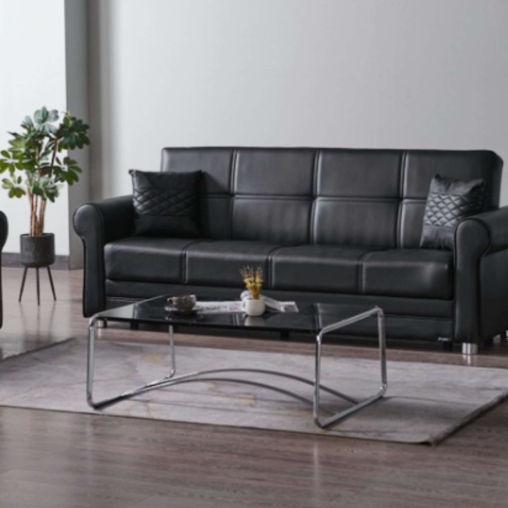 Latitude Run® PrimeNest Ithara Collection Upholstered Convertible ...