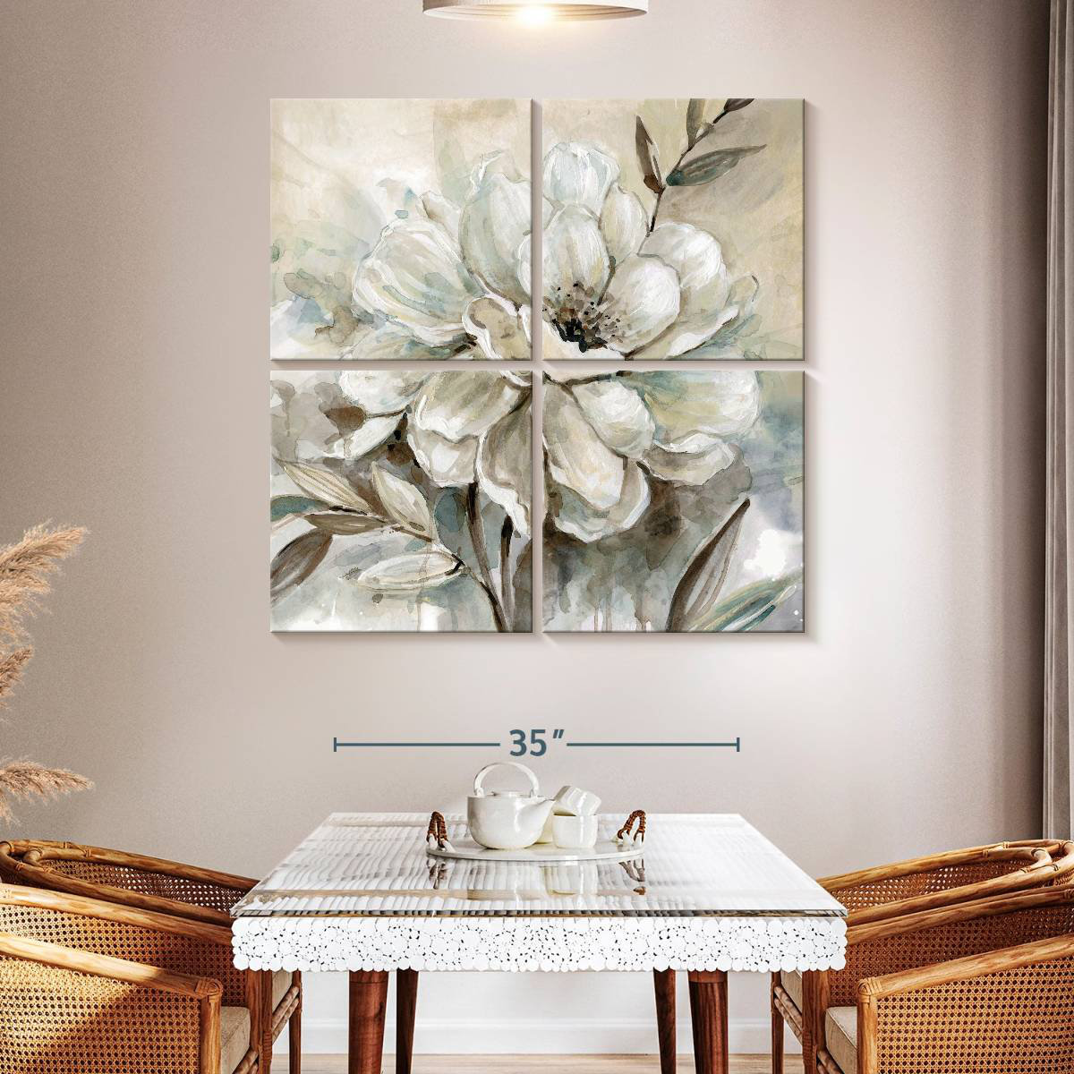 Lark Manor™ Harnek Neutral Bloom I | Wayfair