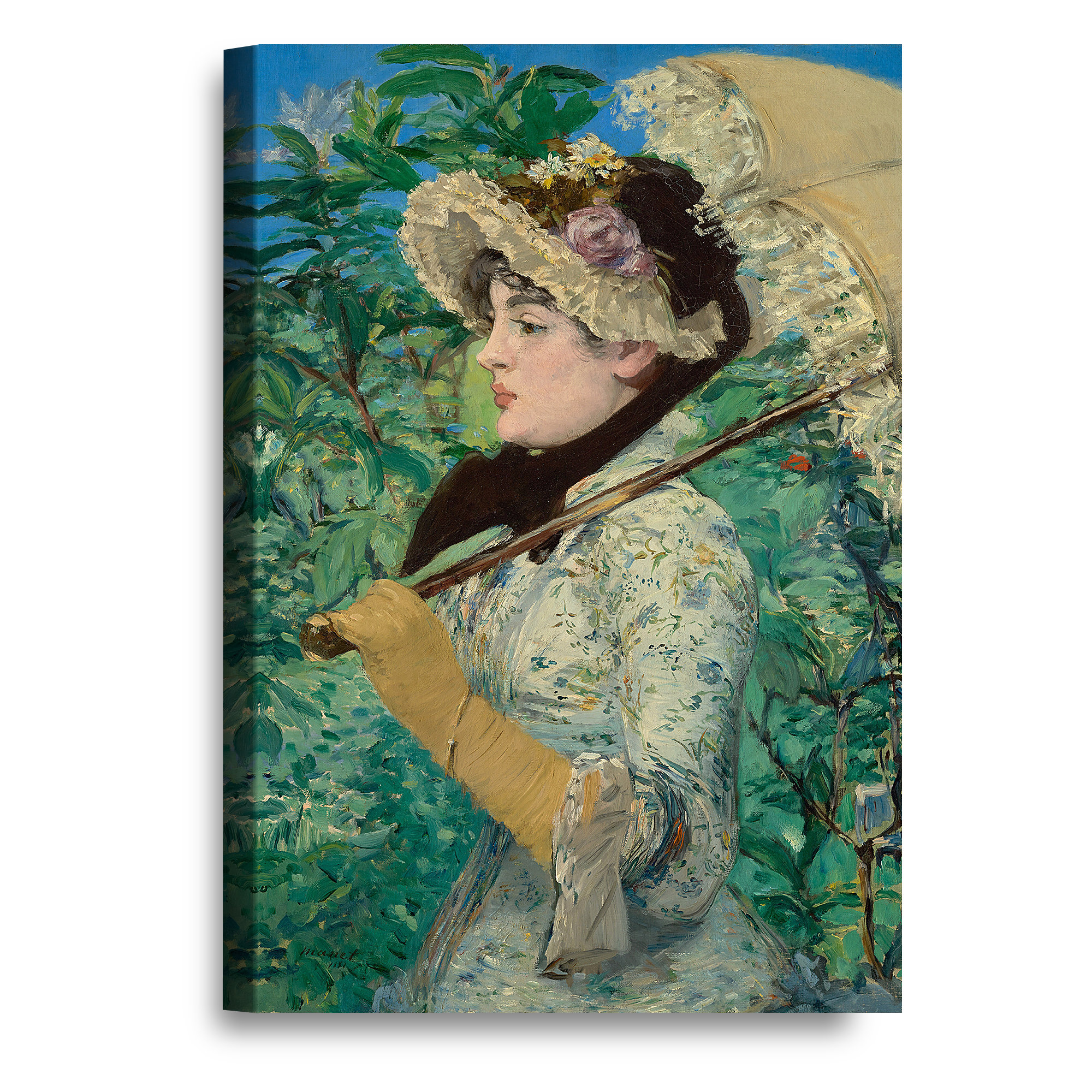 Canora Grey Jeanne (Spring) by Édouard Manet Canvas Prints Giclee Print ...