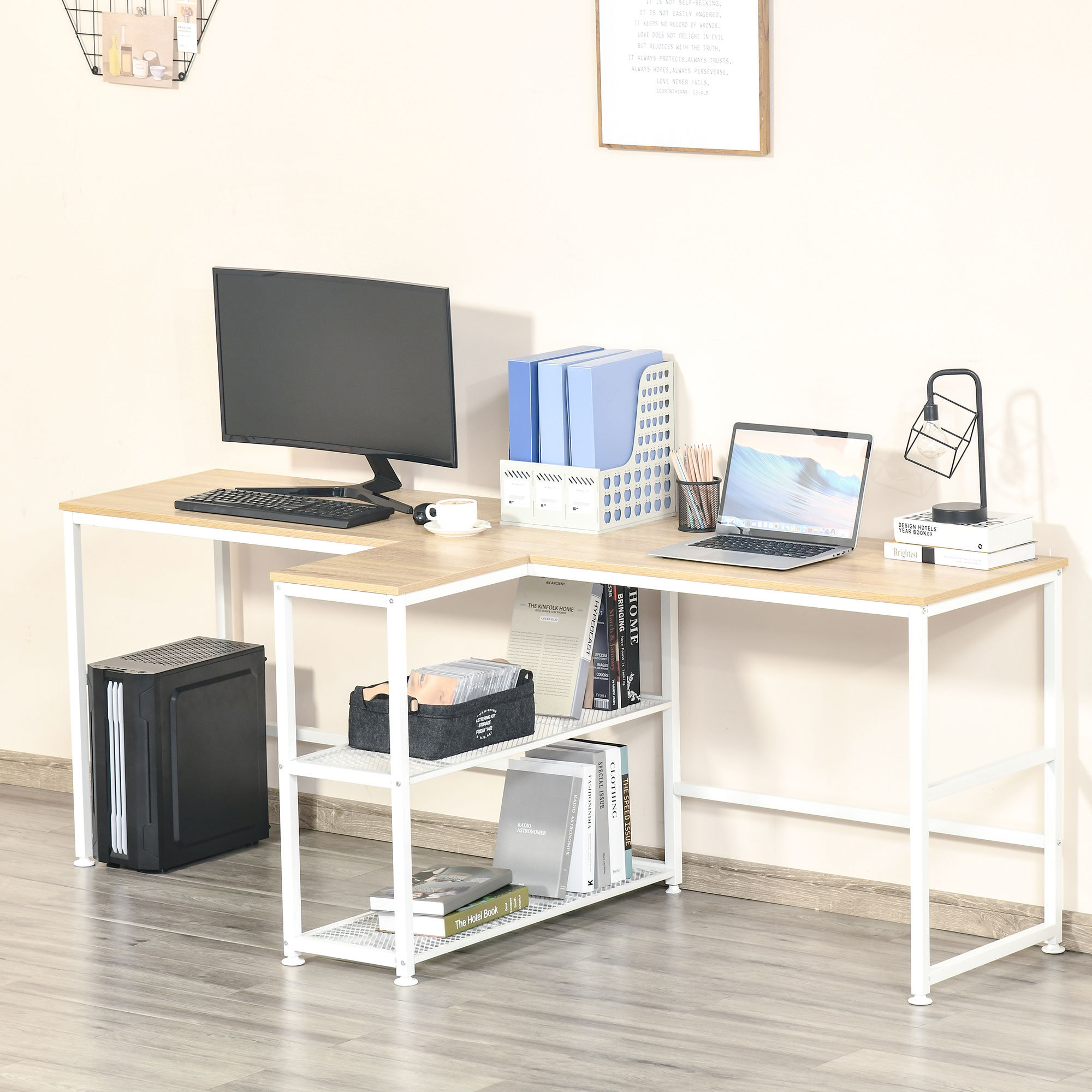 Rebrilliant Marsibil T-Shape Desk - Wayfair Canada
