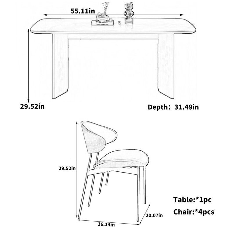 ASS Comfort Zone French retro modern dining table | Wayfair