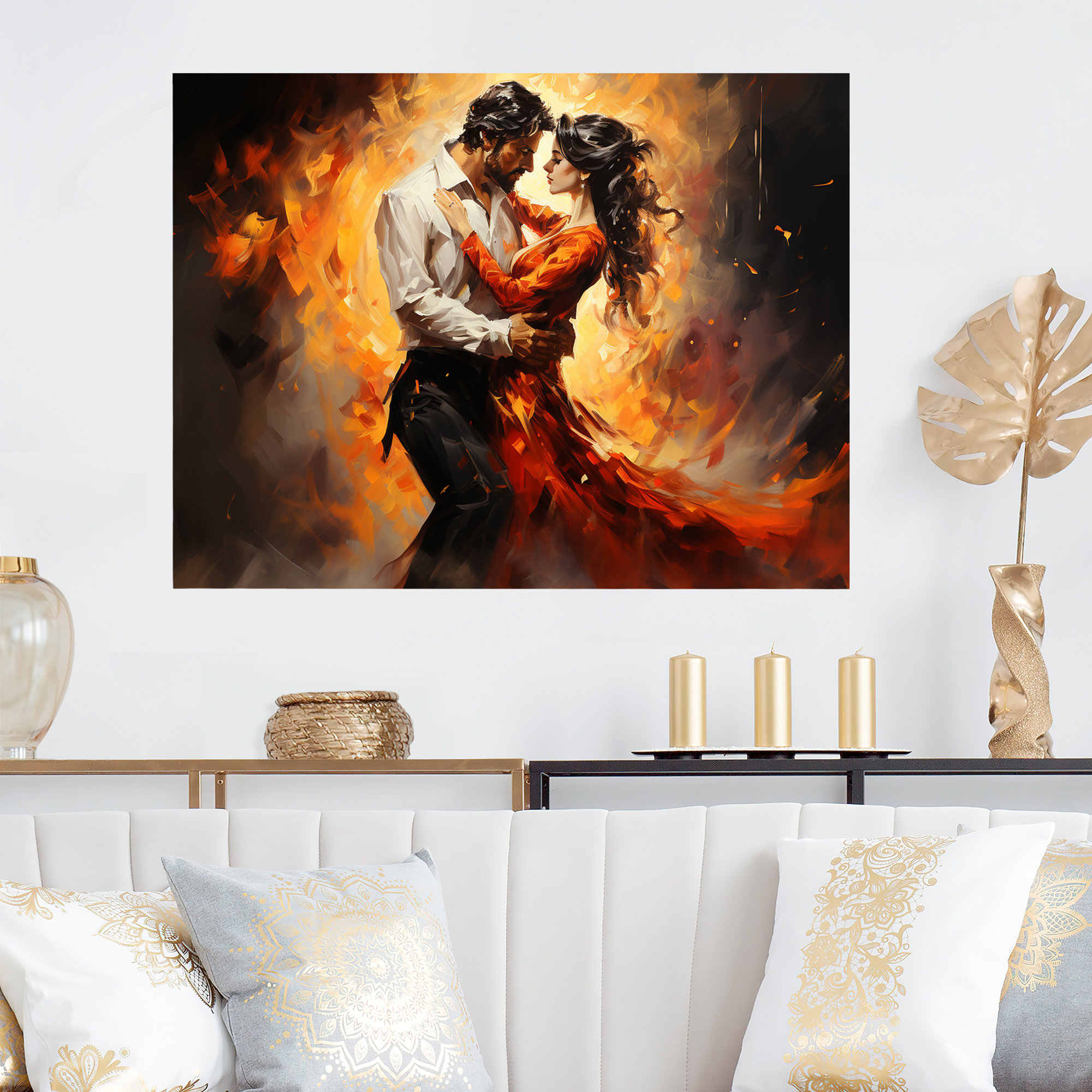 Red Barrel Studio® Red Salsa Fiesta Passion - Dance Metal Wall Art ...