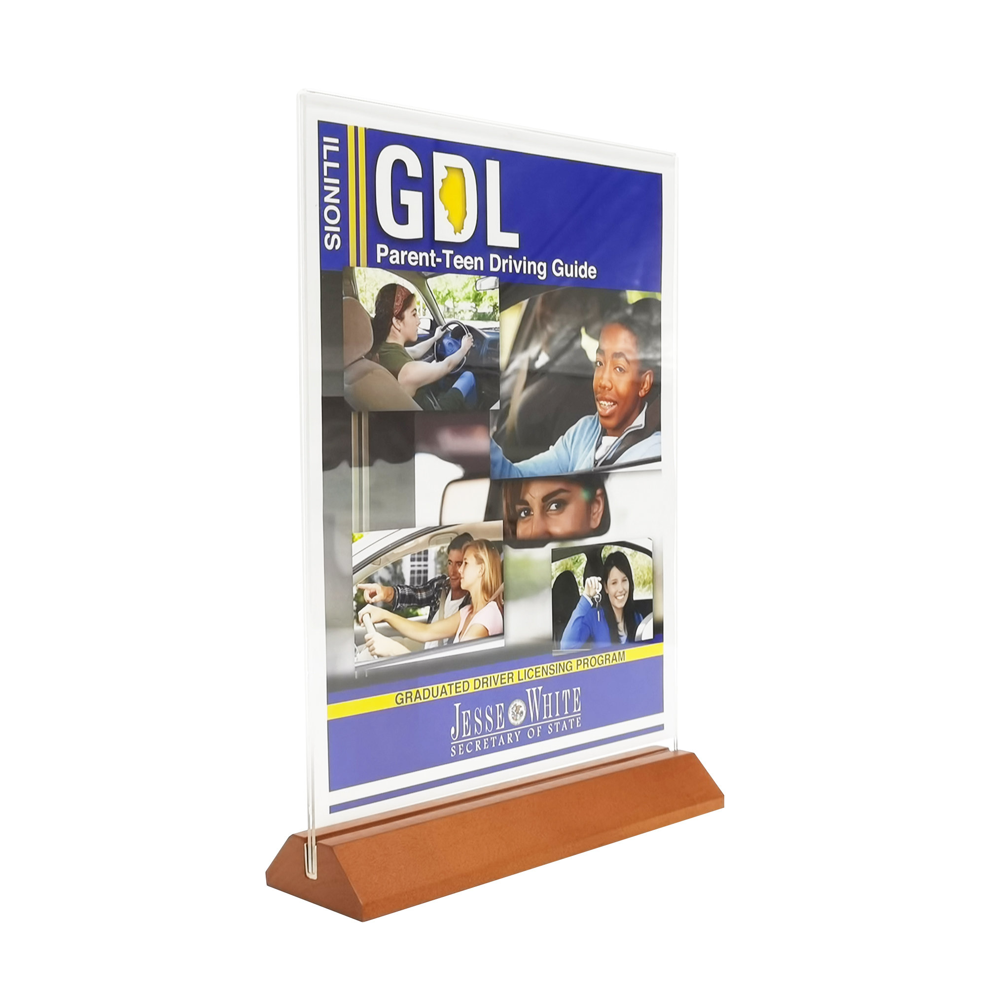 FixtureDisplays Acrylic Sign Holder | Wayfair
