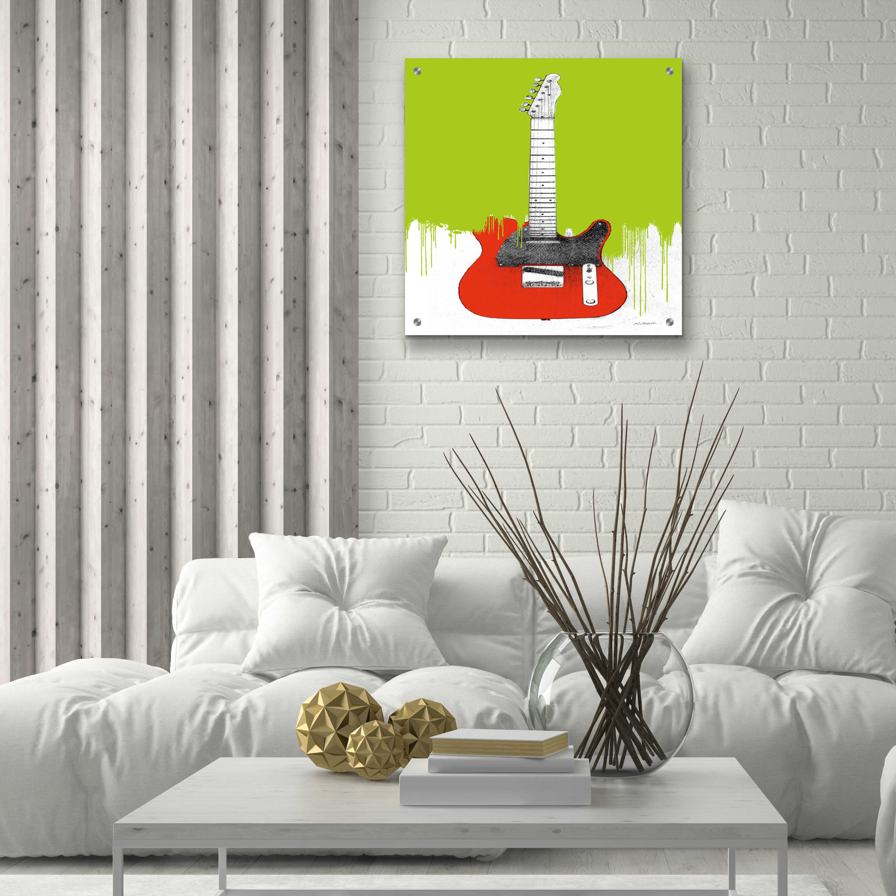 Lark Manor™ 'Garage Band I Paint' by Mike Schick, Acrylic Glass Wall ...