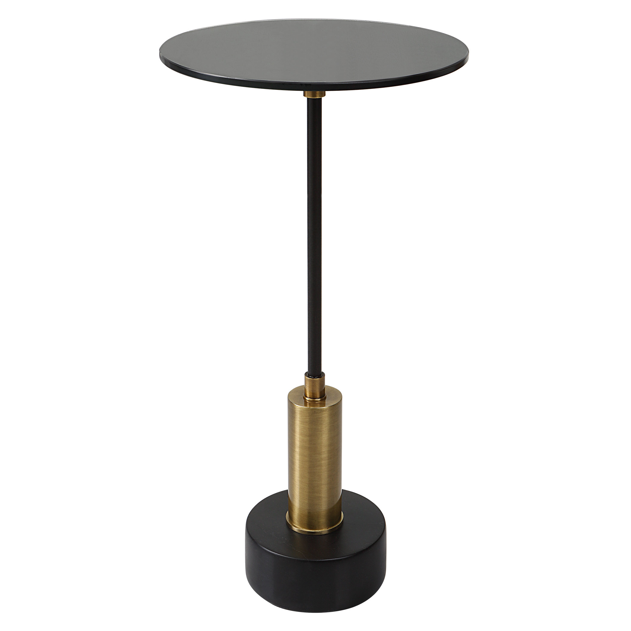 Birch Lane™ Chansler Glass Pedestal End Table & Reviews | Wayfair