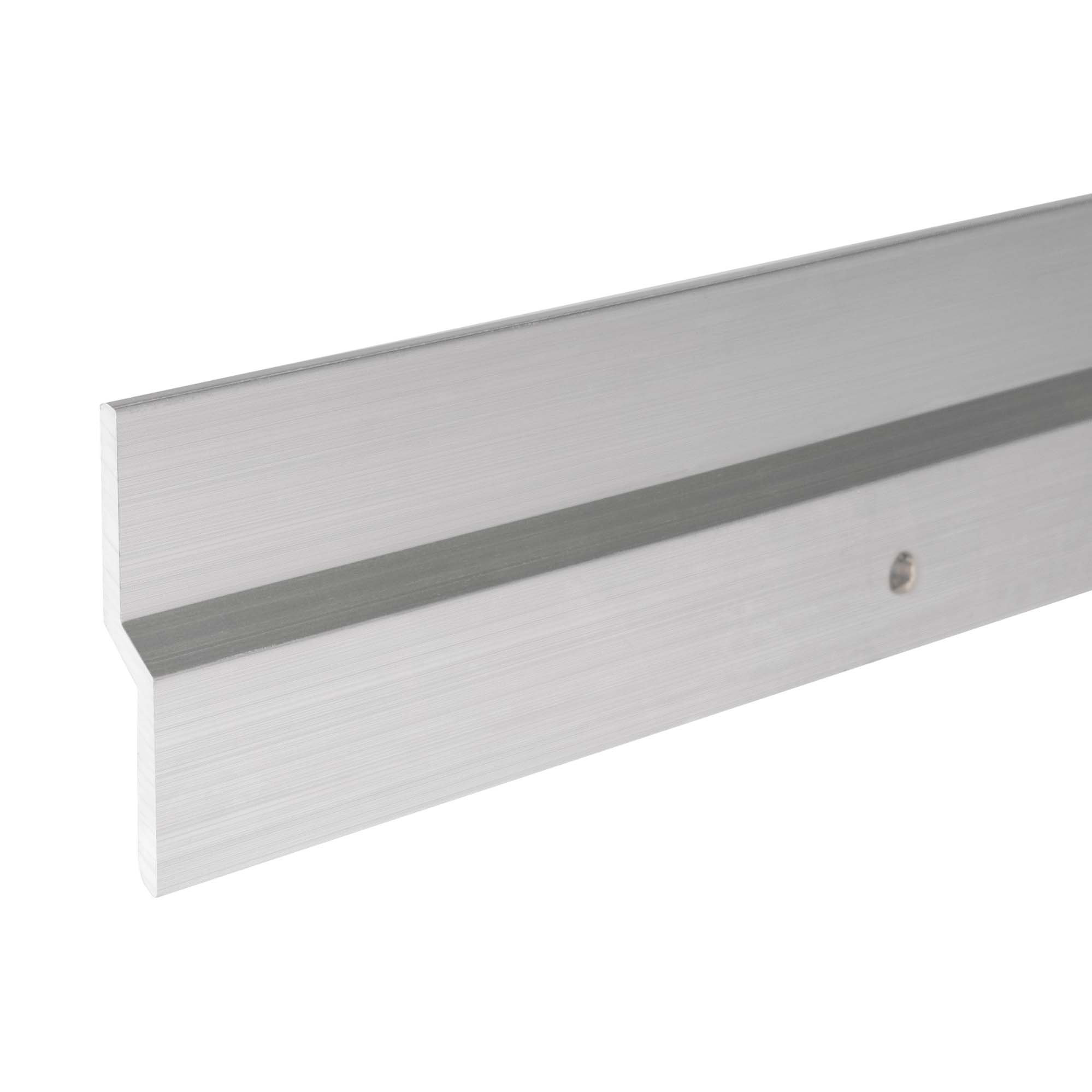 Outwater 46" Length 2 Pack Mill Finish Aluminum Z Panel Hanger Clip ...