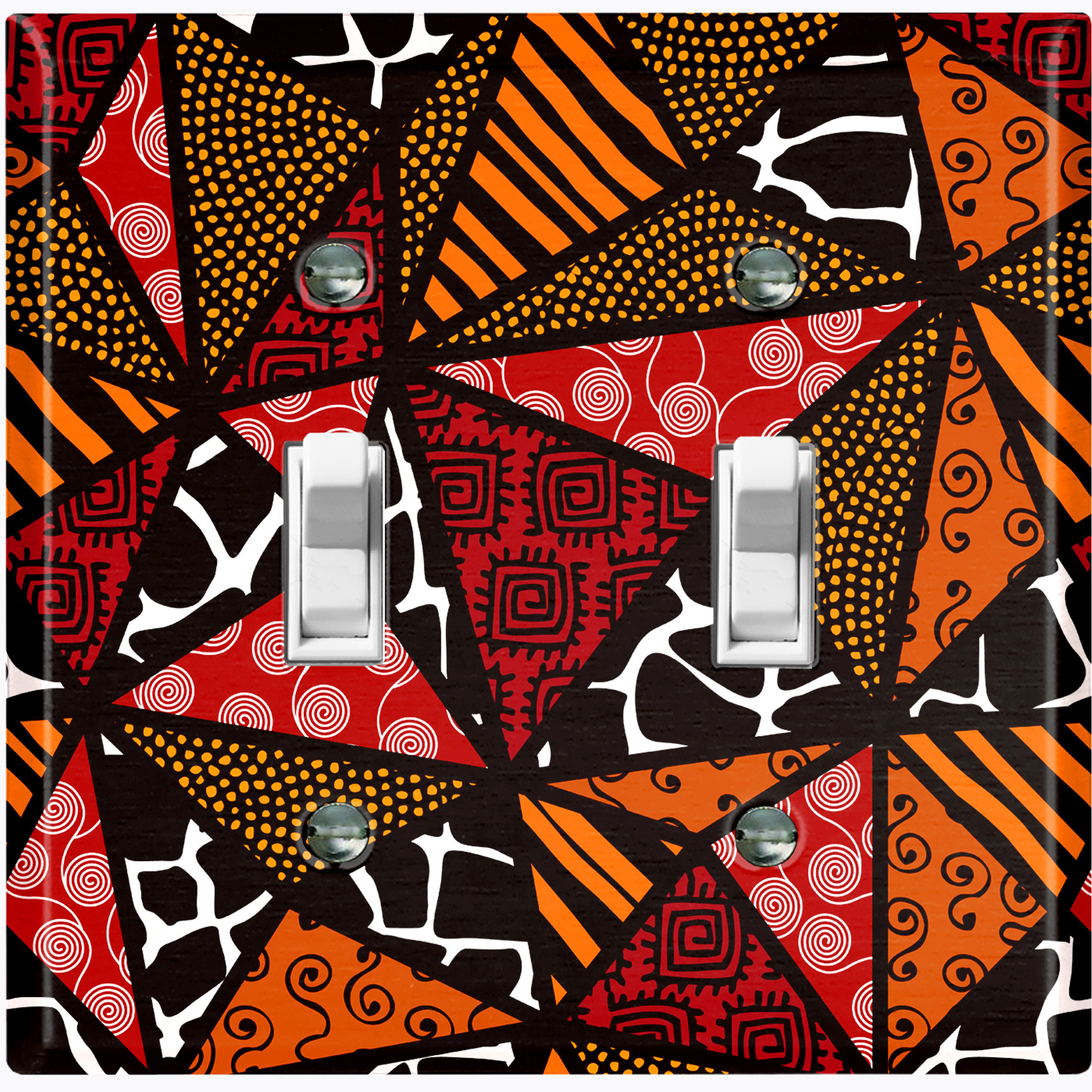 WorldAcc Metal Light Switch Plate Outlet Cover (Safari Pattern African ...