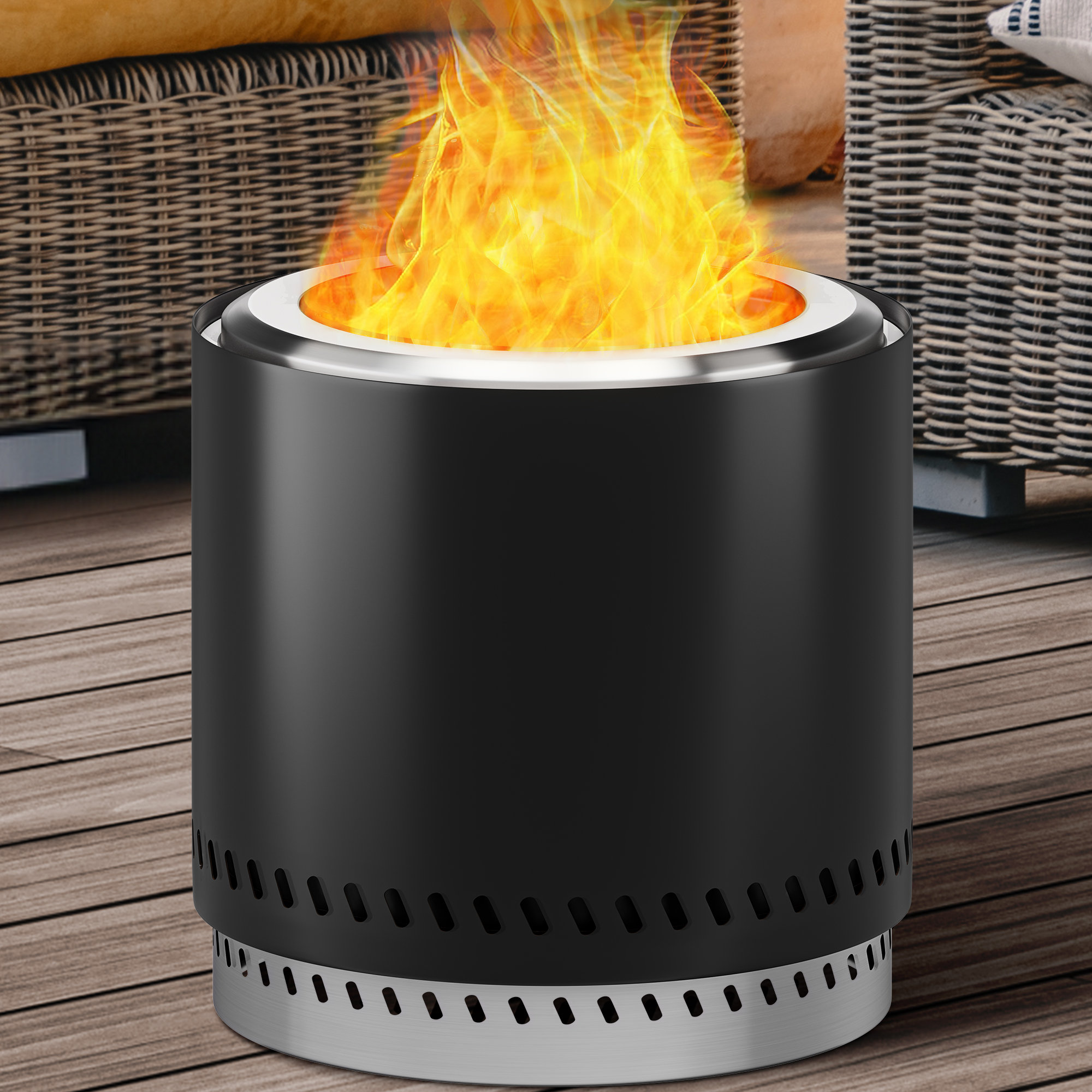 Edrosie Inc Smokeless Fire Pit Stand - Wayfair Canada