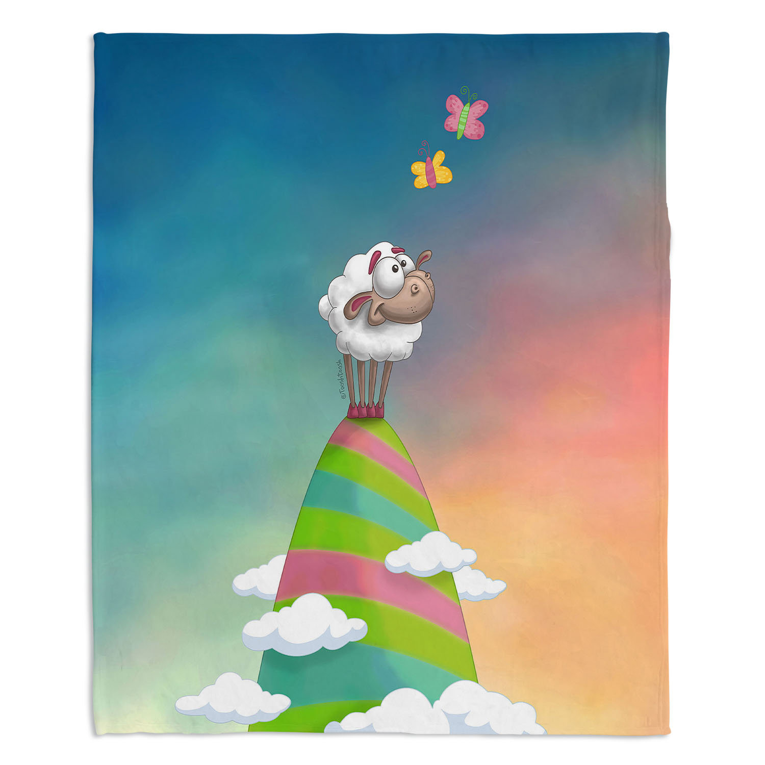 DiaNoche Designs Willo Sheep Throw - Wayfair Canada