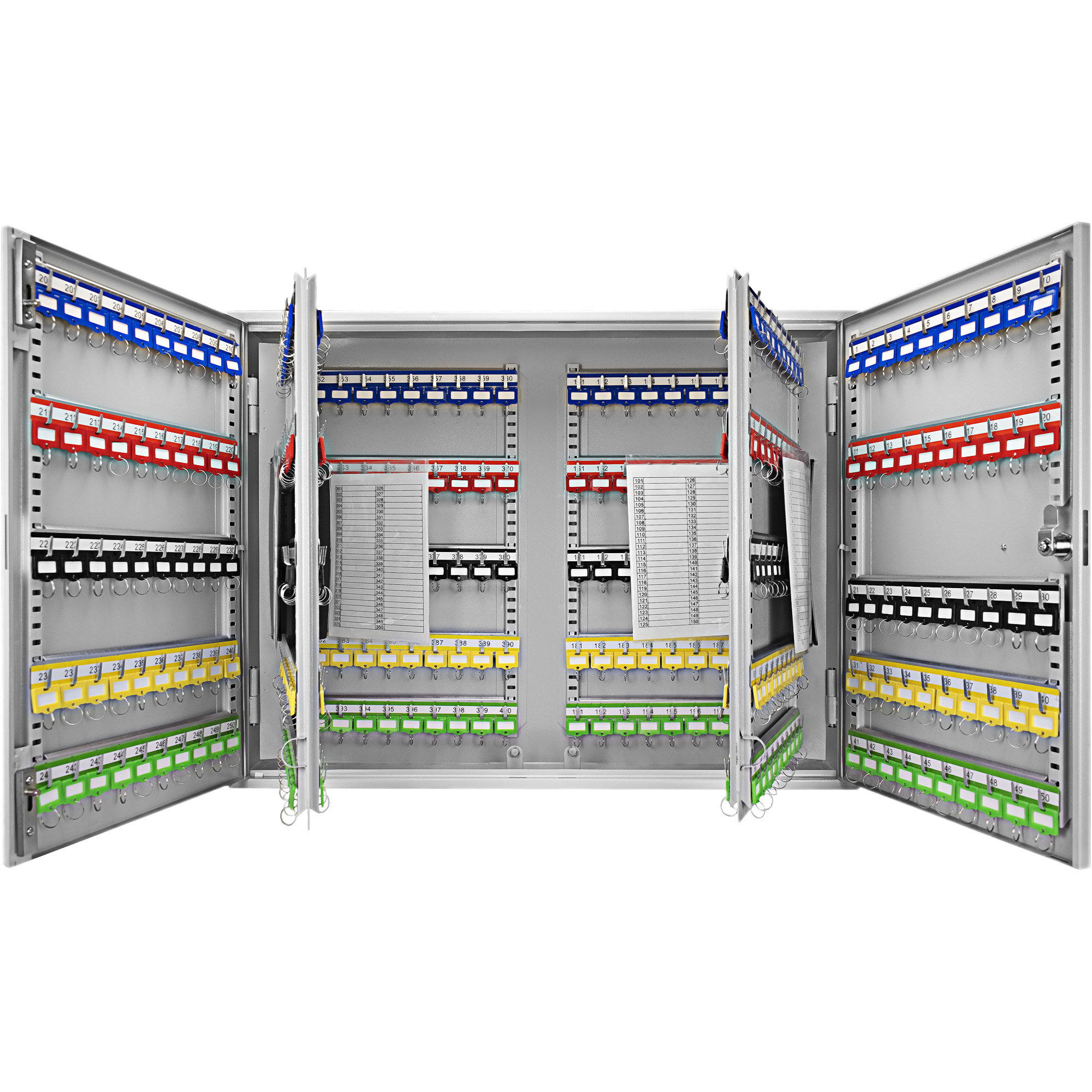 wendeway 400 Keys Adjustable Key Lock Box With Digital Lock Grey | Wayfair