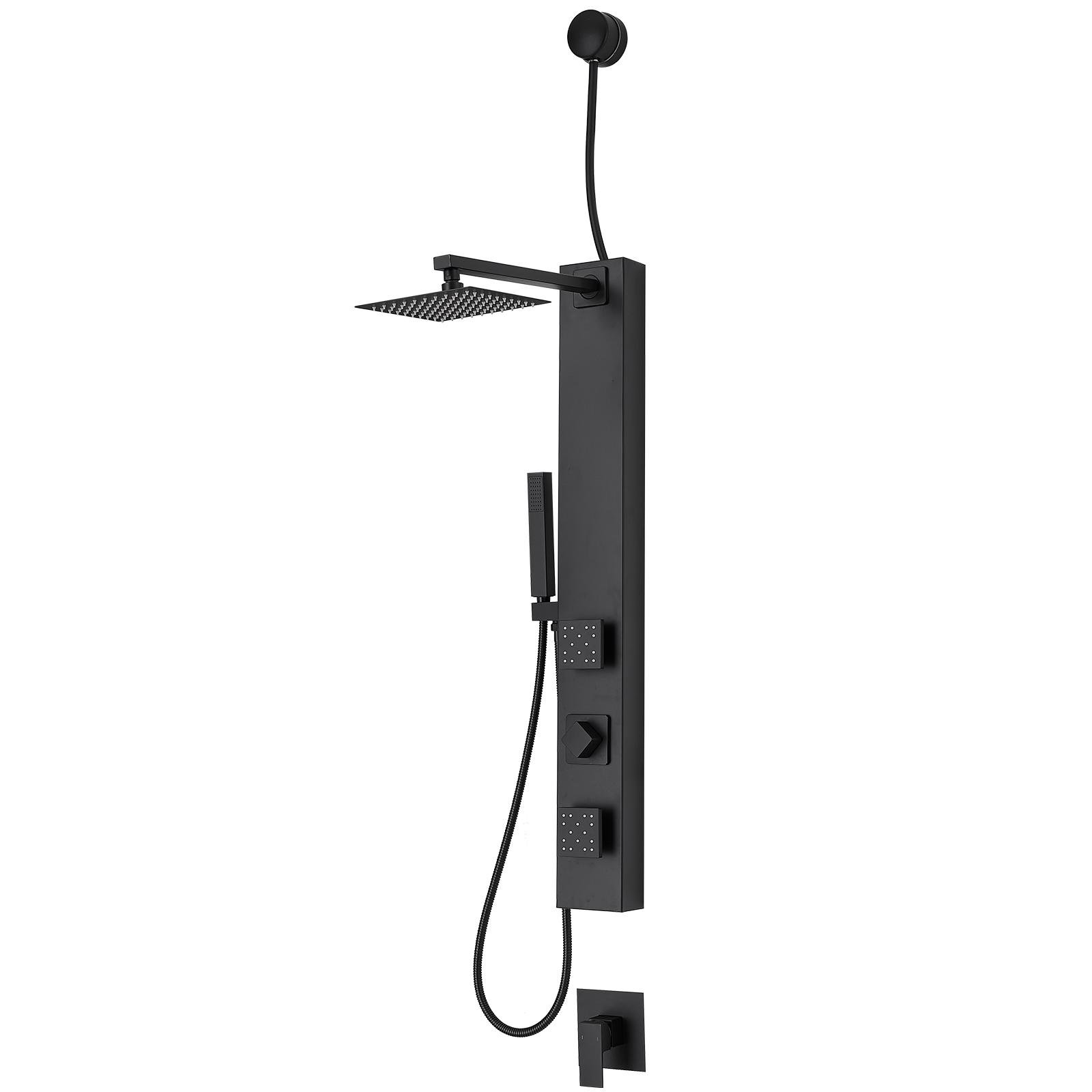 Greenspring 2-Jet Shower Panel System With Raninfall Shower Head | Wayfair