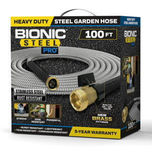 Bionic Steel Pro Bionic Steel 100 Foot 304 Stainless Steel Metal Garden ...