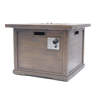 Latitude Run® Outdoor Patio 24'' H X 32'' W Square Gas Burning Mgo Fire ...