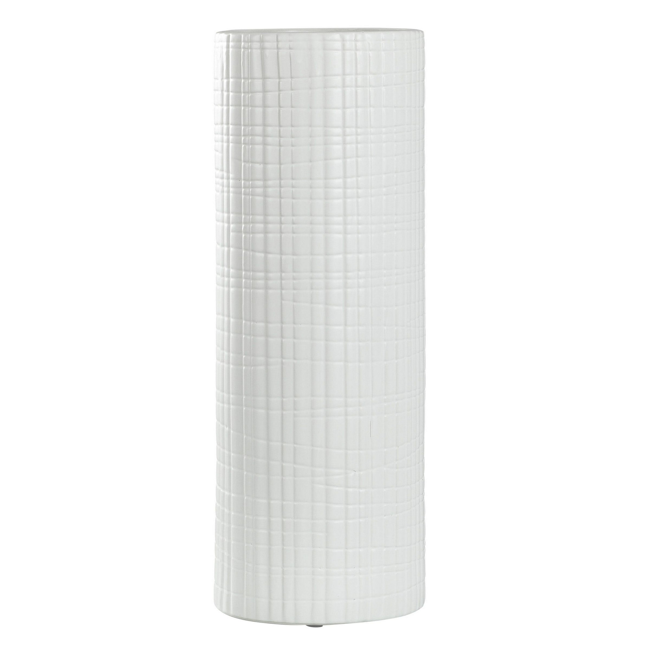 Orren Ellis Lutina Ceramic Table Vase - Matte White | Wayfair