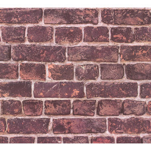 Williston Forge Mcgrail Wood Stone Brick 33' L x 21" W Wallpaper Roll ...