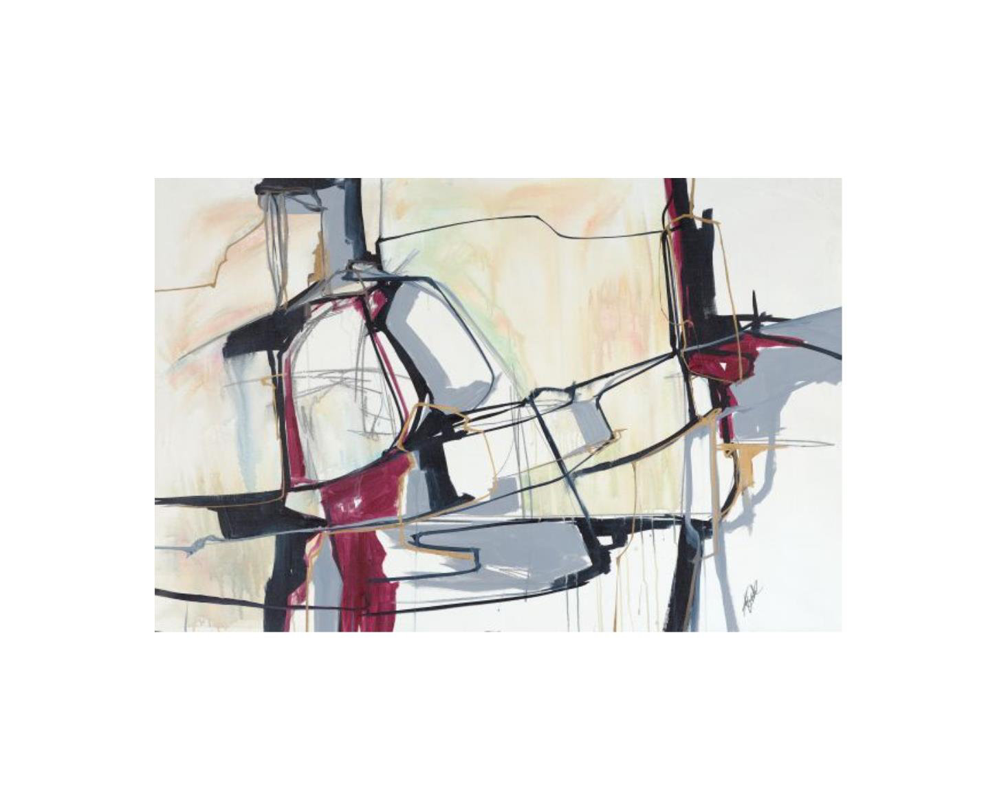 Chelsea Art Studio Divided and Conquered by Kelly O'Neal - Wrapped ...