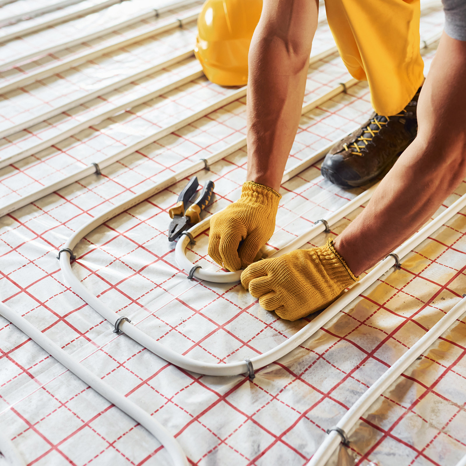 VEVOR PEX-AL-PEX Tube,656ft,Radiant Heat Floor Plumbing Inner Aluminum ...