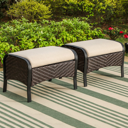 Patio Ottomans & Outdoor Ottomans You'll Love