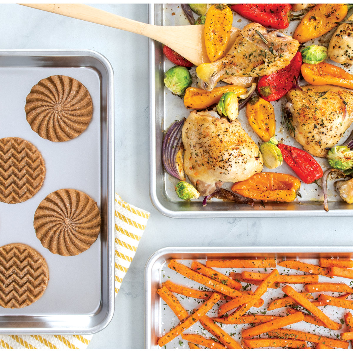 Nordic Ware Naturals 3 Piece Baking Set & Reviews | Perigold